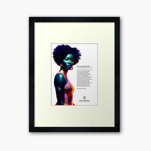 "Afro Ascendance " Framed Art Print for Sale by Anti-Hamitic | Redbubble