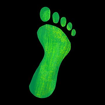 "Alien Footprint " Sticker for Sale by GypsyGarou | Redbubble