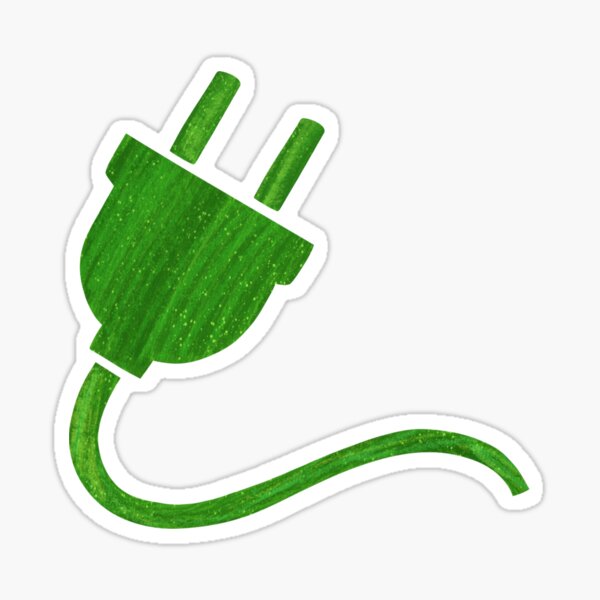 "Plug Me In" Sticker for Sale by GypsyGarou | Redbubble