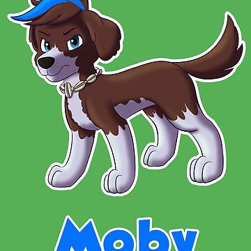 "PAW Patrol - Moby (w/name)" Sticker for Sale by kreazea | Redbubble