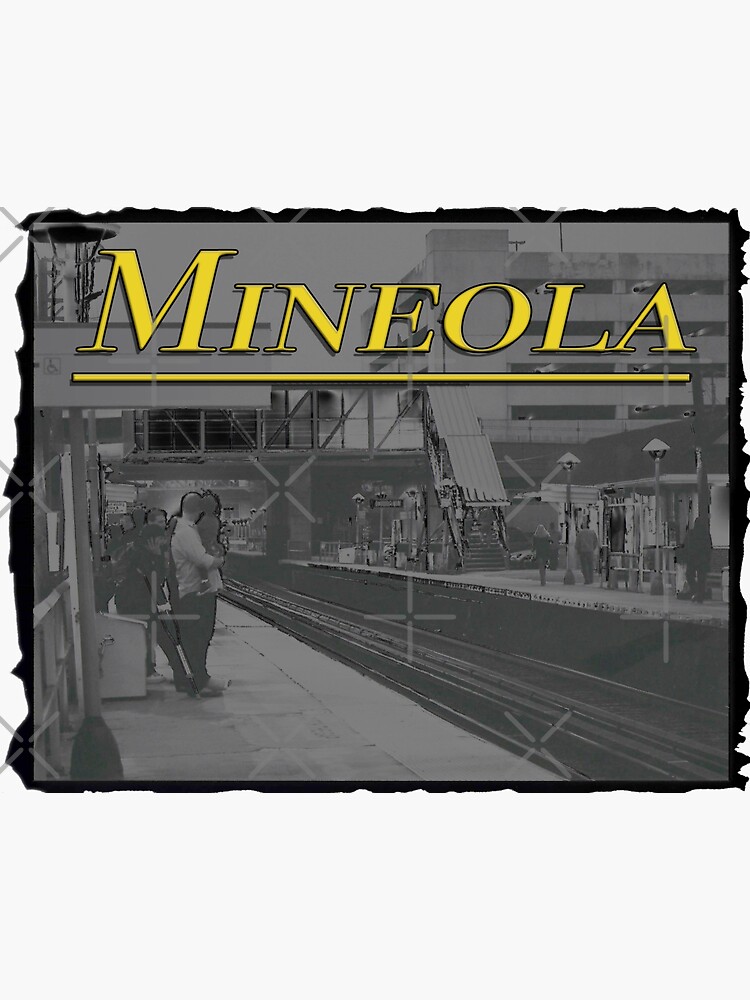 "Mineola Station" Sticker by mellamofeo | Redbubble