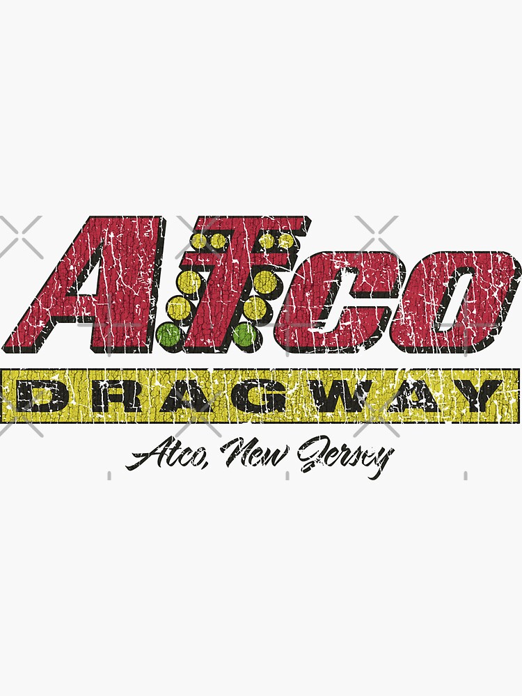 "Atco Dragway Xmas Tree 1960" Sticker for Sale by AstroZombie6669 ...