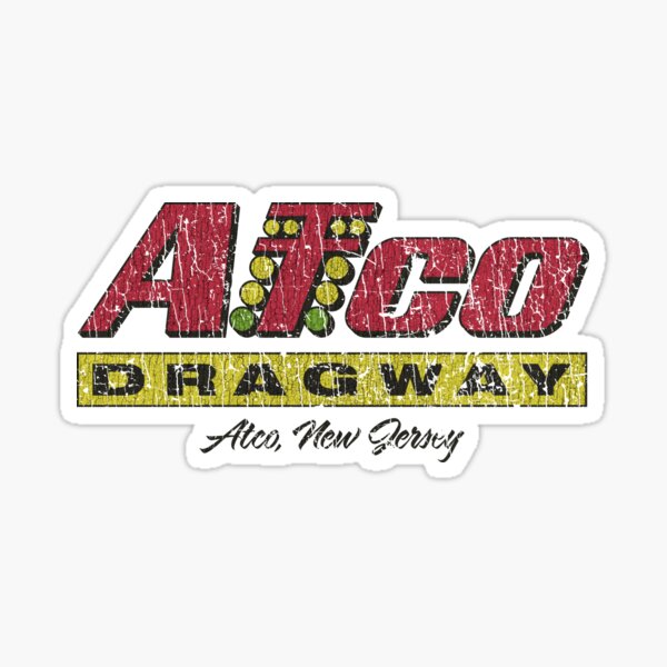 "Atco Dragway Xmas Tree 1960" Sticker for Sale by AstroZombie6669 ...