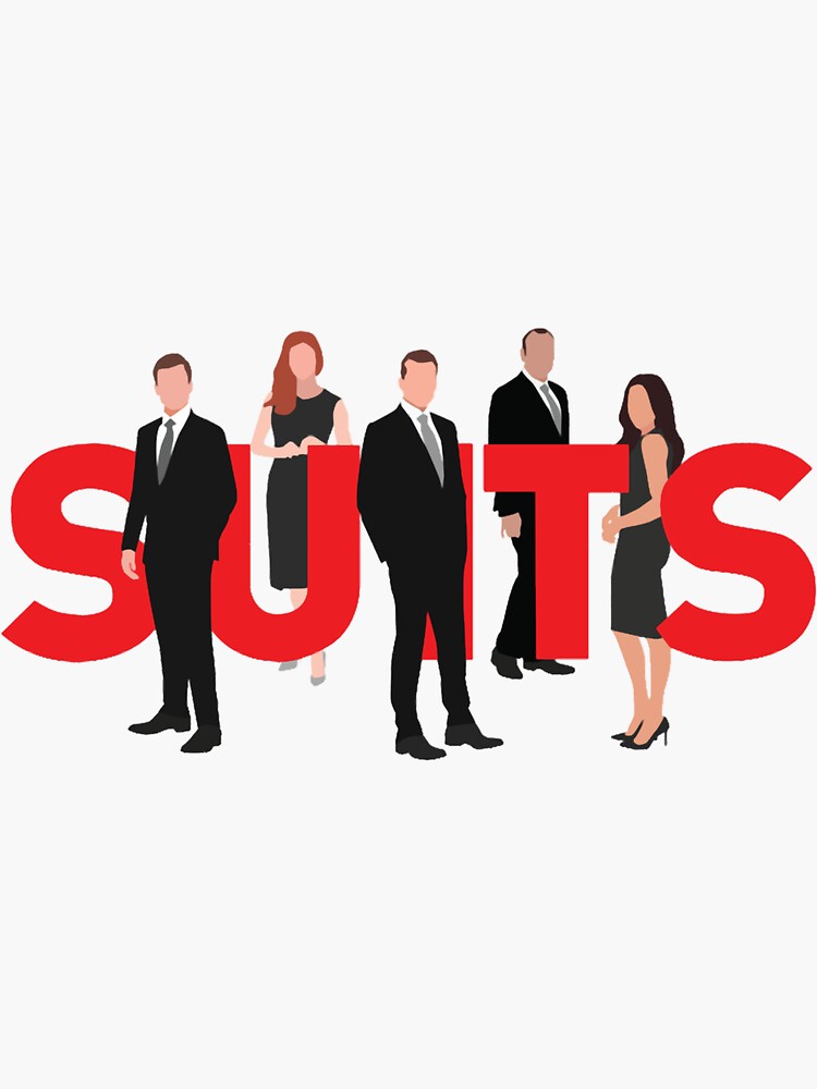 "Louis Litt team" Sticker for Sale by OrlandoShirt | Redbubble