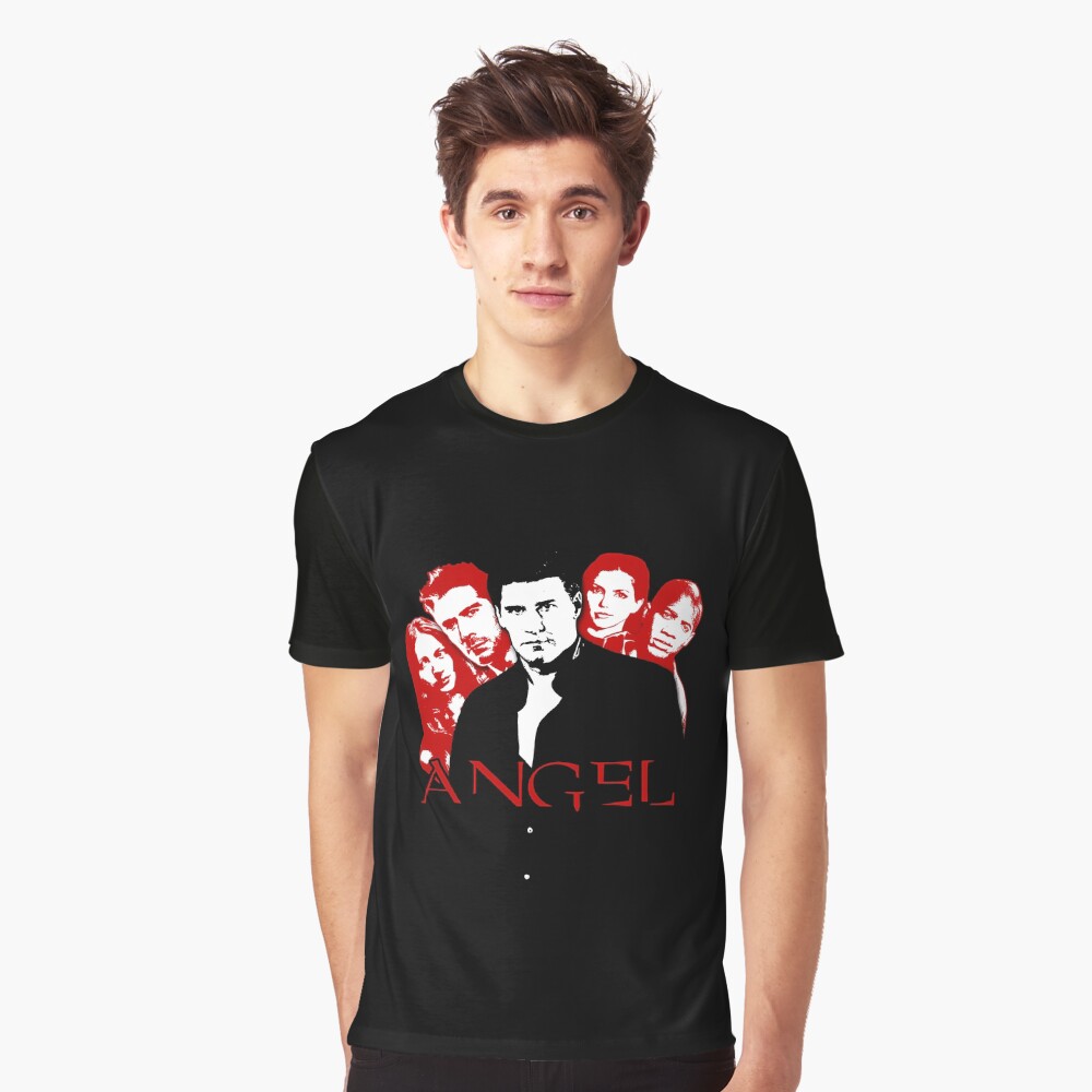 "Angel Investigations: Black & Red" Sticker for Sale by RohanEerie83 ...