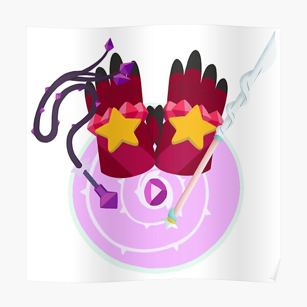 "Crystal Gem Weapons" Poster by Fandomix | Redbubble