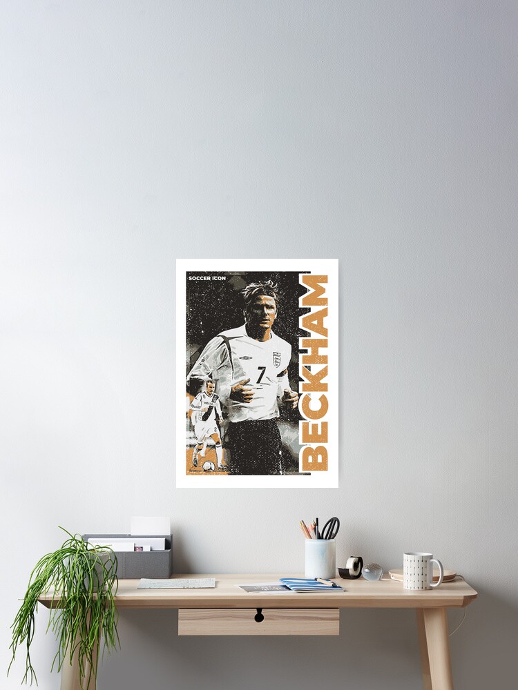 "David Beckham - Street Art - Soccer Icons" Poster for Sale by MIST3R ...