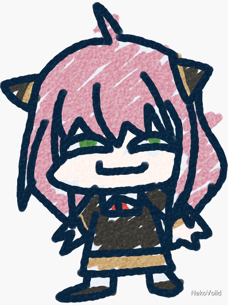 "Peanuts eater in kids Drawing Chibi Sticker" Sticker for Sale by ...