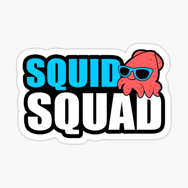 Squid Squad Stickers | Redbubble