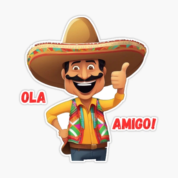 Ola Amigo Clipart Hola Amigo Merch & Gifts For Sale | Redbubble