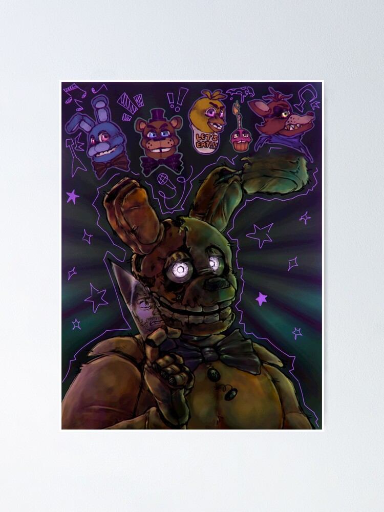 "Fnaf Movie - Fnaf security breach" Poster for Sale by GemmaX66 | Redbubble