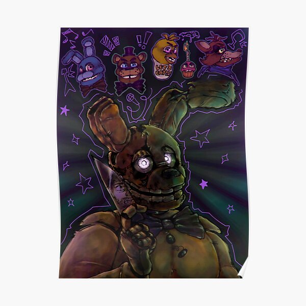 "Fnaf Movie - Fnaf security breach" Poster for Sale by GemmaX66 | Redbubble