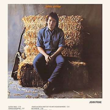 "John Prine 1971 Album Tracklist John Prine" Poster for Sale by ...