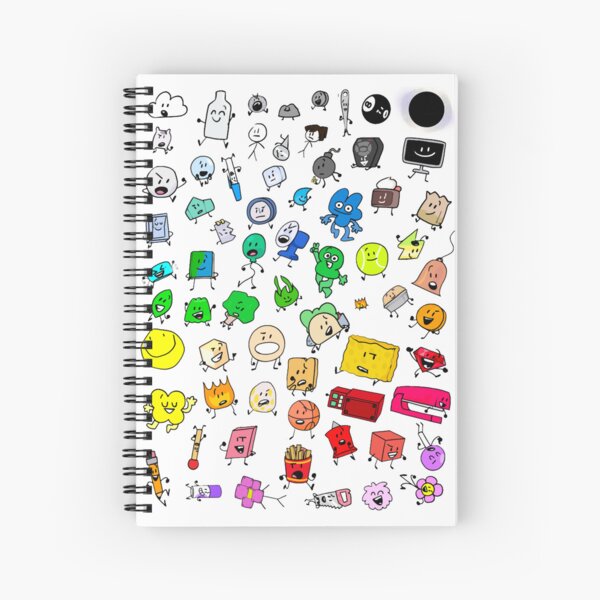 "BFDI All Characters (Transparent) " Journal for Sale by longmaytao ...