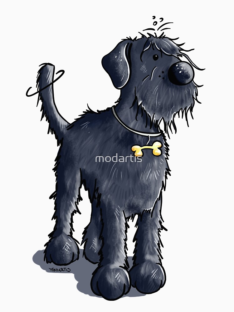 "Happy Giant Schnauzer" T-shirt for Sale by modartis | Redbubble ...