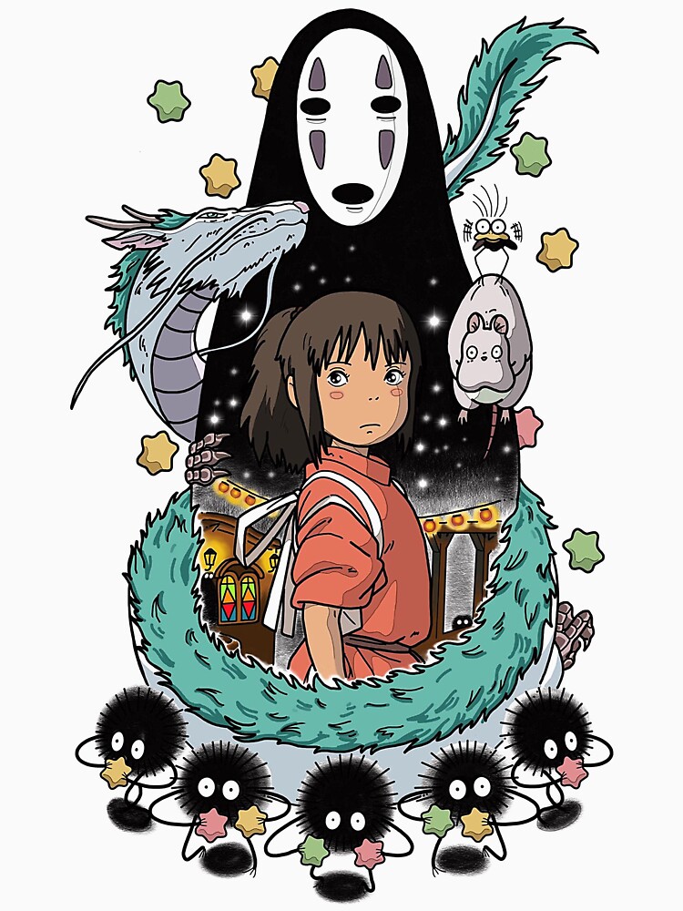 Totoro Cartoon Classic T-Shirt, Totoro Shirt, My Neighbor Totoro Shirt ...