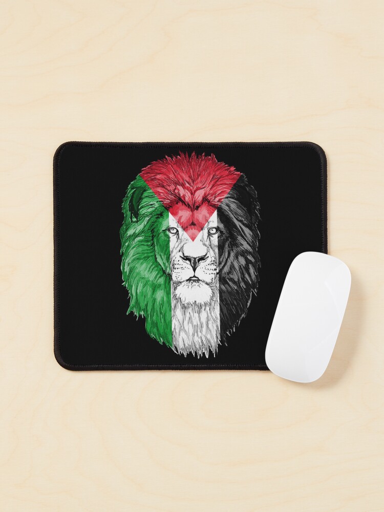"Lion Flag Of Palestine - Gift For Palestinian From Palestine ...