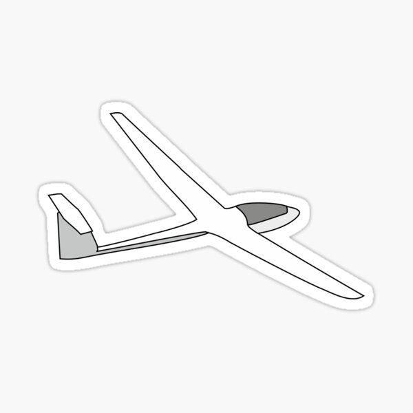 "glider" Sticker by freaks13 | Redbubble