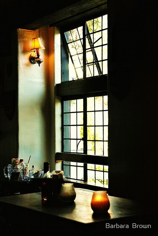 "Tavern Window" by Barbara Brown | Redbubble