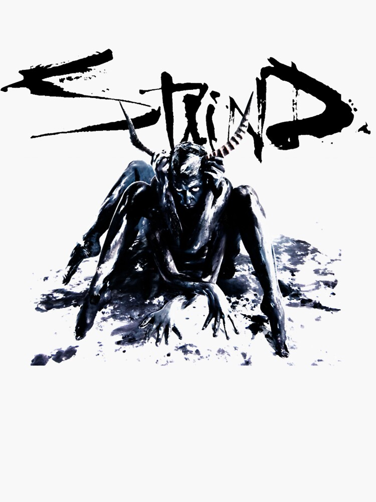 "Staind Rock Band Logo Horror Design" Sticker for Sale by SUSANLORE ...