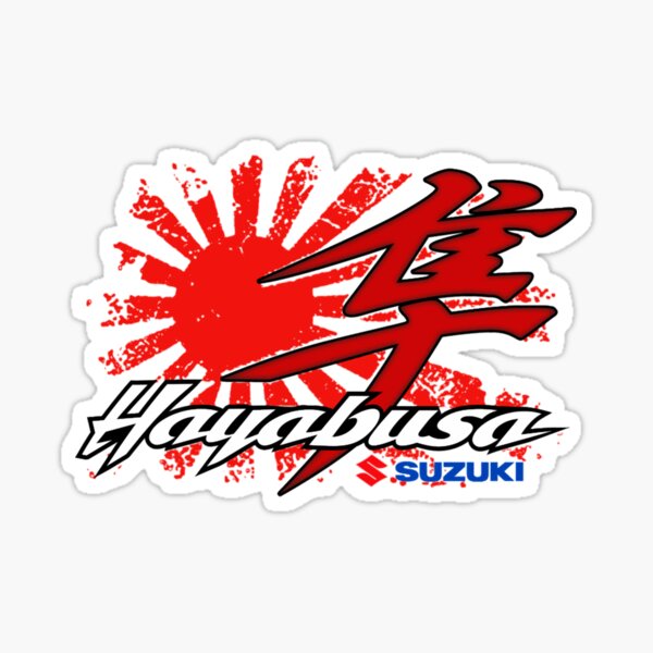 "SUZUKI HAYABUSA RED" Sticker for Sale by BenitaPrivett | Redbubble
