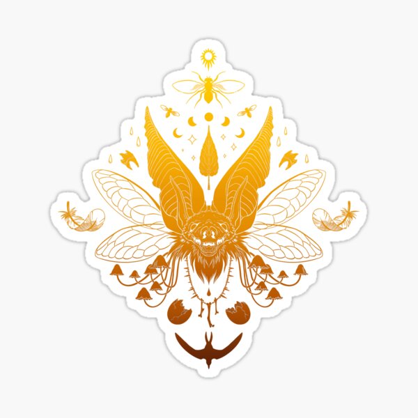 "A god of small fallen things" Sticker for Sale by Zelaphas | Redbubble