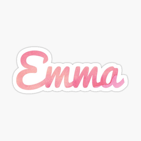 Emma Name Stickers | Redbubble