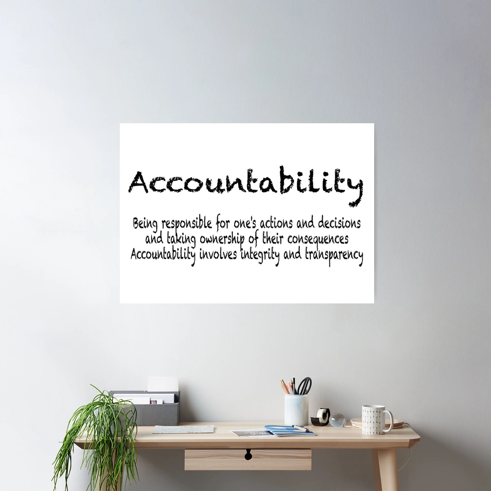 Accountability Poster