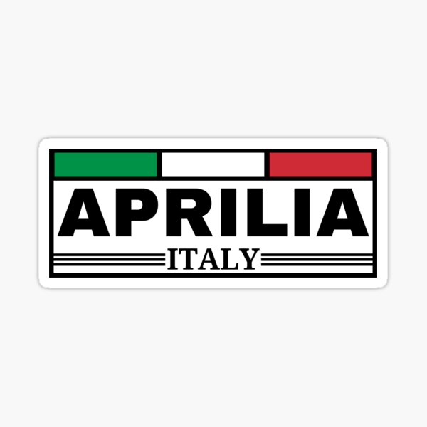 "Aprilia City, Italy" Sticker for Sale by Travelers Verse | Redbubble