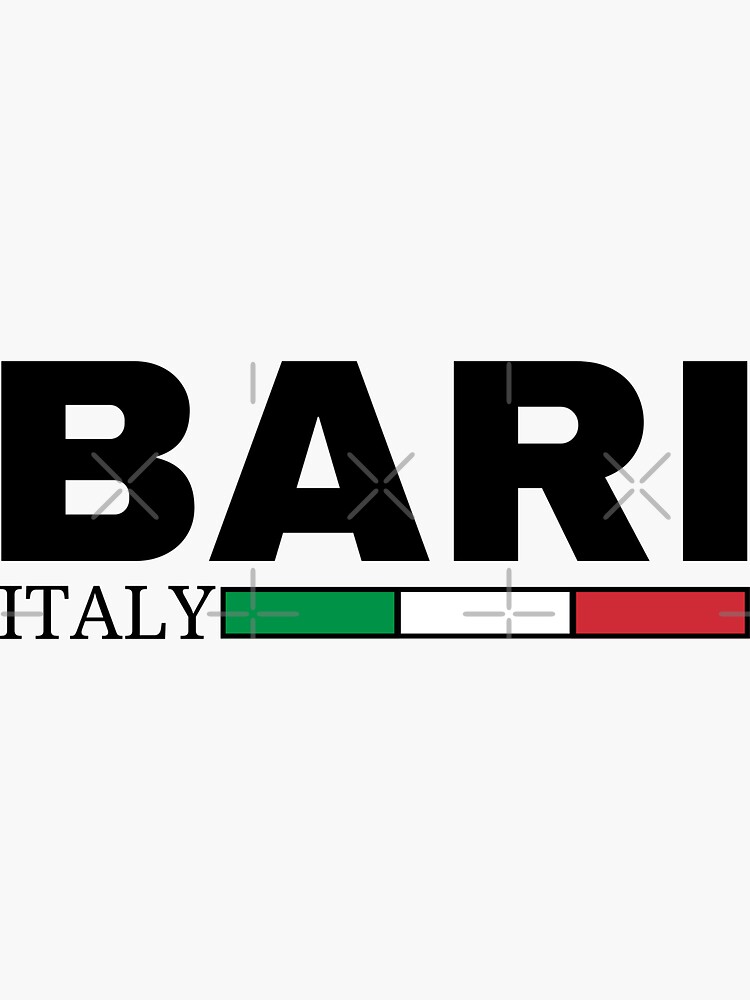 "Bari City, Italy" Sticker for Sale by Travelers Verse | Redbubble