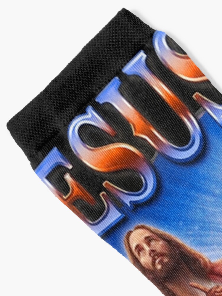 Jesus Has Rizzen on back - He Is Rizzen Jesus Rizz | Socks sold by ...