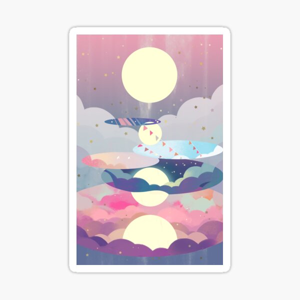 "luna" Sticker by opsci | Redbubble