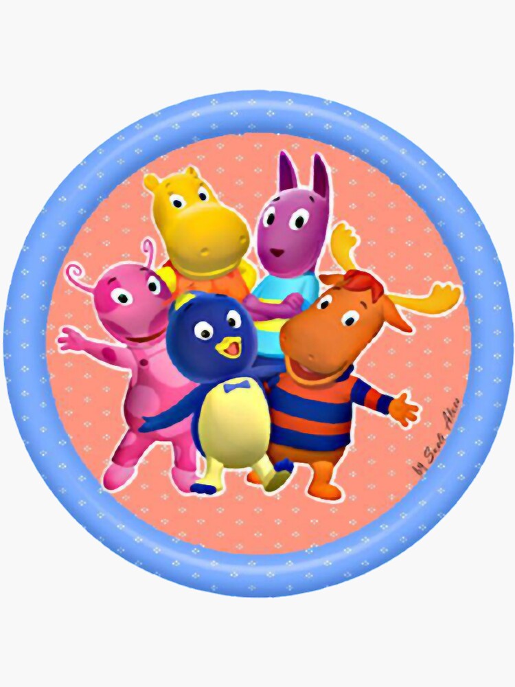 "backyardigans " Sticker for Sale by OdessaRussel | Redbubble