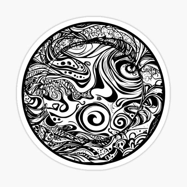 "Abstract Modern Nature " Sticker for Sale by tabemisa | Redbubble