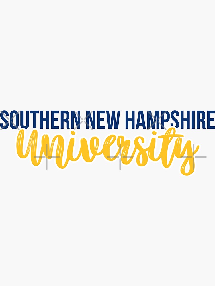 "Southern New Hampshire University" Sticker for Sale by mynameisliana ...