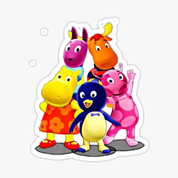 "Backyardigans" Sticker for Sale by EnidStokes | Redbubble