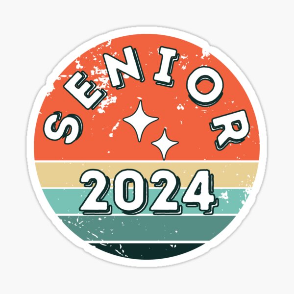"Class Of 2024 Senior" Sticker for Sale by DesignFusion2 | Redbubble