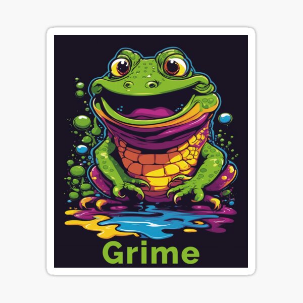 "Amphibia Grime" Sticker for Sale by al21ex | Redbubble