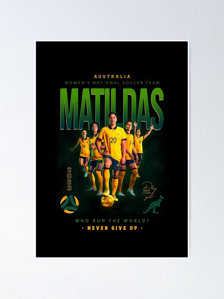 "Matildas" Poster for Sale by ActiveNerd | Redbubble