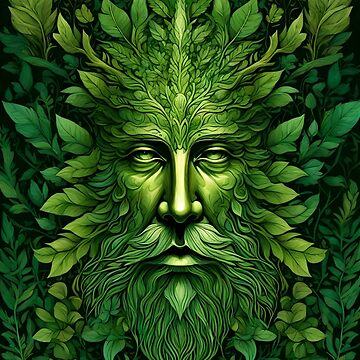 "The Greenman" Art Print for Sale by StargazerBro | Redbubble