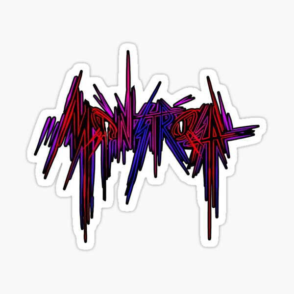 "Monstrosa Metal Logo - Colour" Sticker for Sale by MONSTROSA | Redbubble