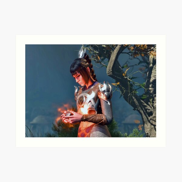 "Shadowheart the Human Cleric Adventurer holding the artefact" Art ...