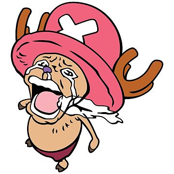 "Chopper Crying" Sticker for Sale by HighFivePins | Redbubble