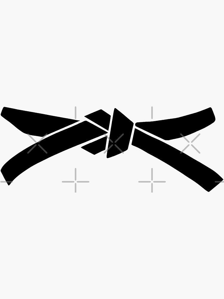 "Black belt martial arts" Sticker for Sale by shopdiego | Redbubble