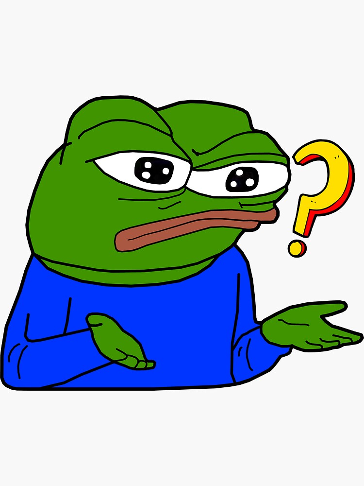 "Apu Confused Pepe" Sticker for Sale by Slav-Art | Redbubble