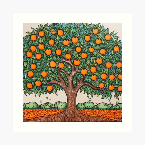 Orange Tree Drawing Profile For The Orange Tree Art Project TOT