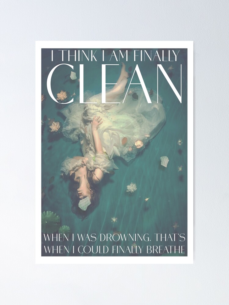 "Clean" Poster for Sale by LilBitStickers | Redbubble