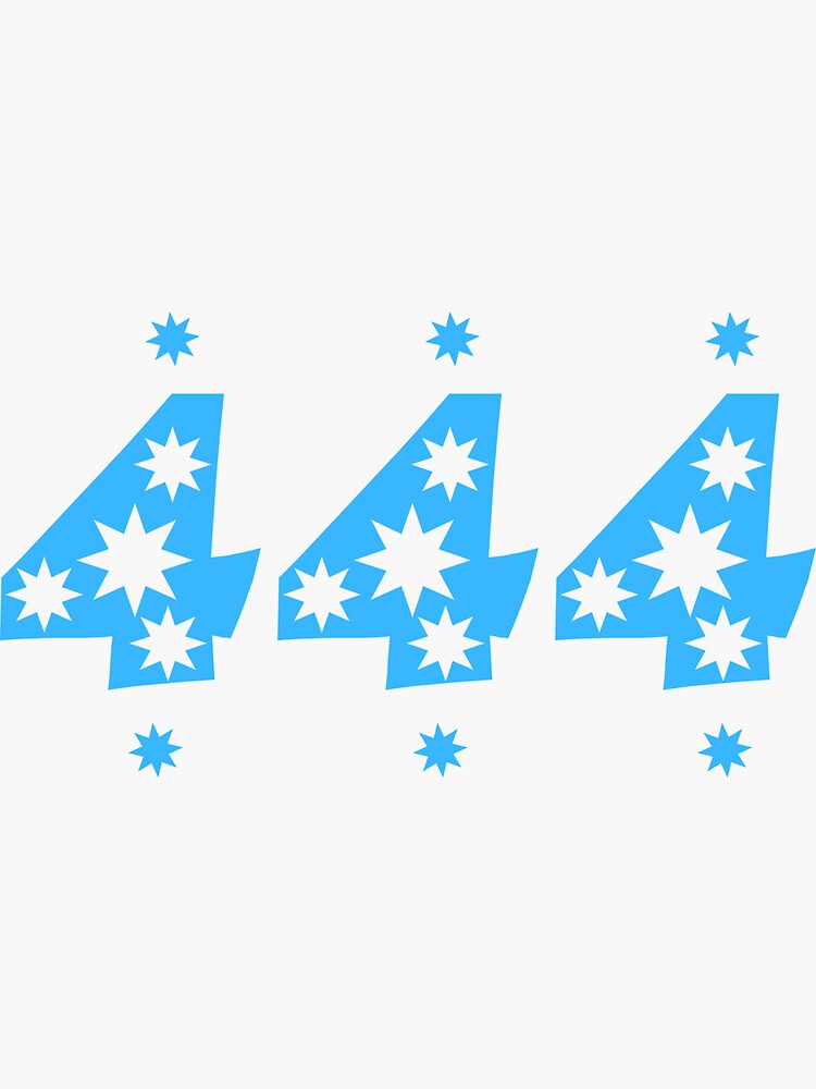 "444" Sticker for Sale by new-age-hipster | Redbubble