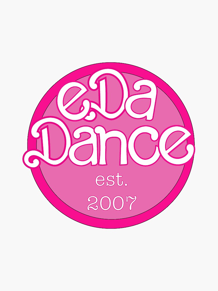 "EDA Dance" Sticker for Sale by Fancyc | Redbubble
