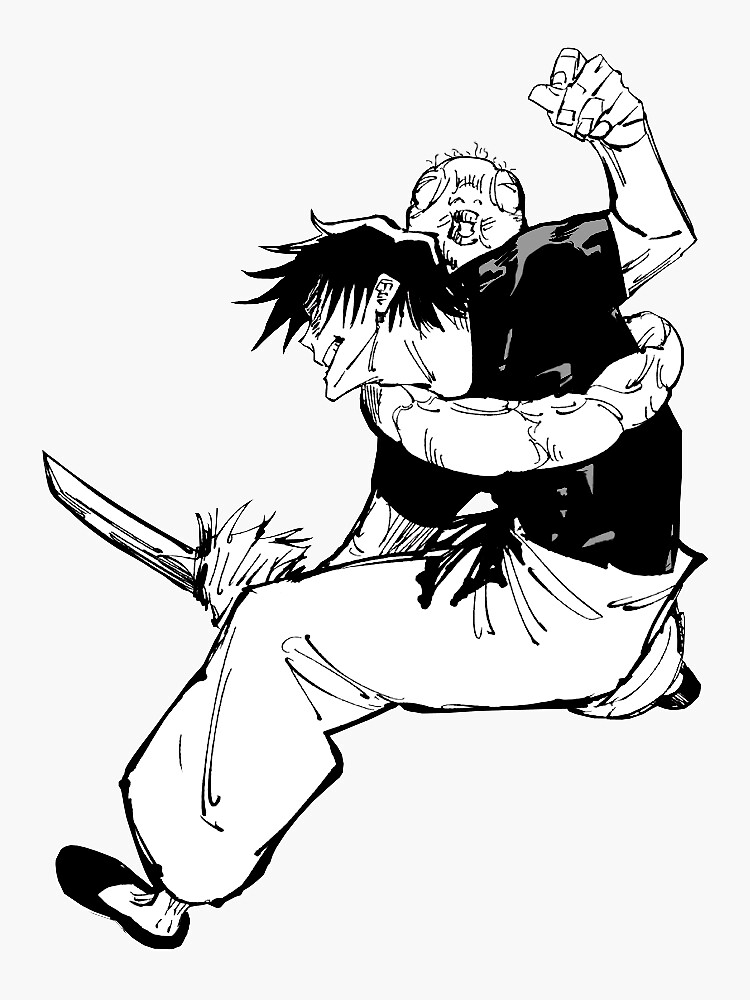 "Toji Fushiguro" Sticker for Sale by celestial-art- | Redbubble